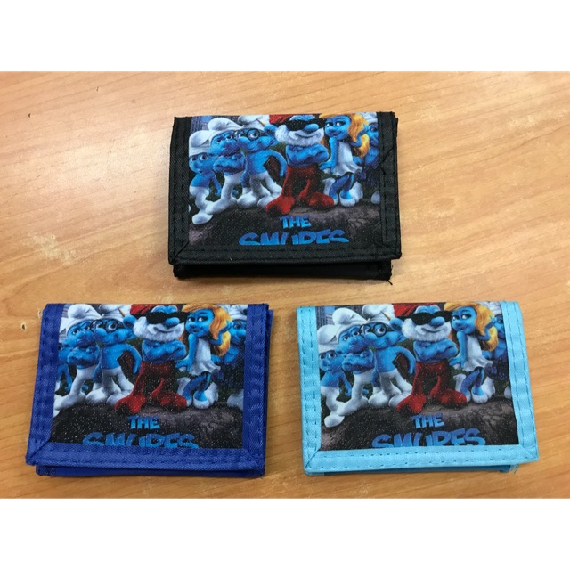 READY STOCK ! The Smurfs Cartoon Kid Wallet | Shopee Malaysia