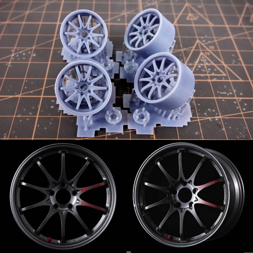 1/24 CE28 Rim Wheel For Tamiya, Aoshima, Fujimi Model Car kit | Shopee ...