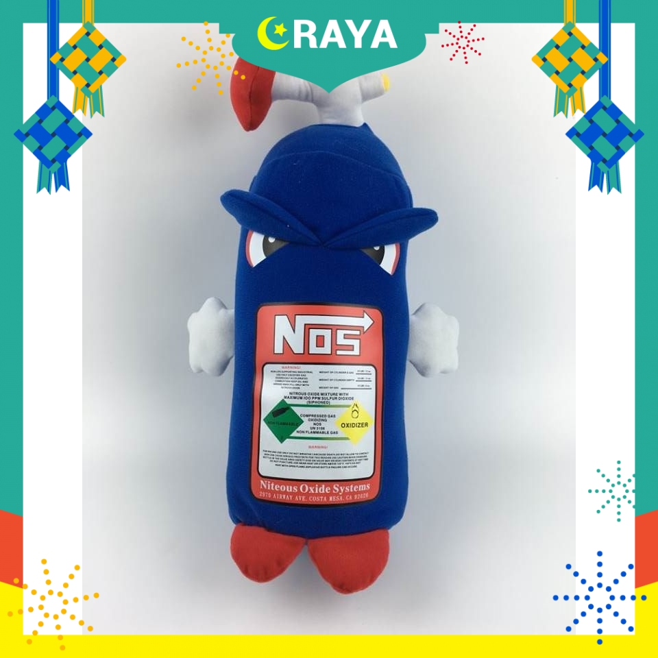 New Racing Nitrous Oxide Bottle Tank NOS Pillow JDM Plush Toy | Shopee ...