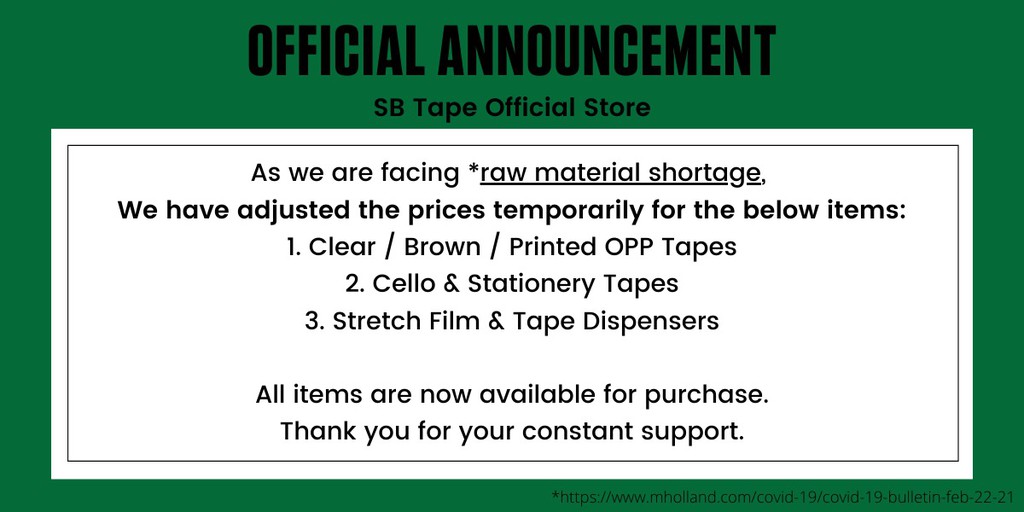SB Tape Official Store, Online Shop | Shopee Malaysia