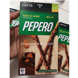 Lotte Pepero Almond & Chocolate Stick Biscuit 32g | Shopee Malaysia
