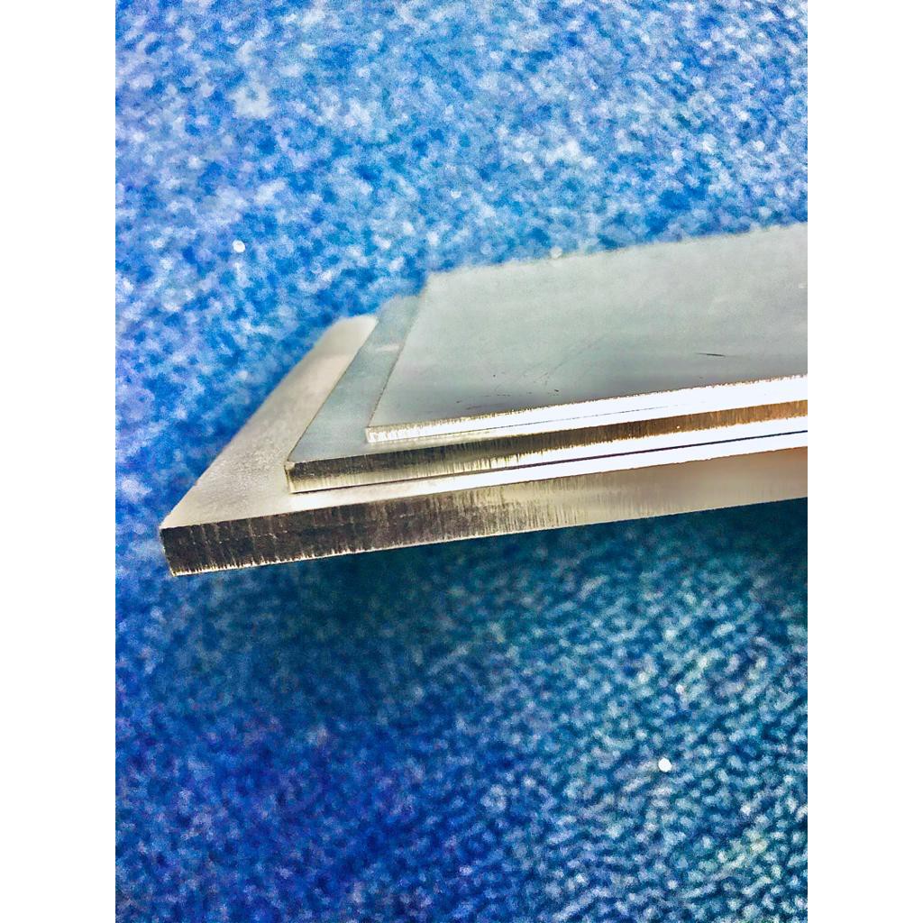Aluminium Sheet 8mm, 10mm, 20mm - 100mm x 100mm Grade 6061 | Shopee ...