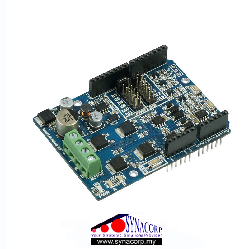 Arduino-10 Amp Motor Driver Shield SHIELD-MD10 | Shopee Malaysia