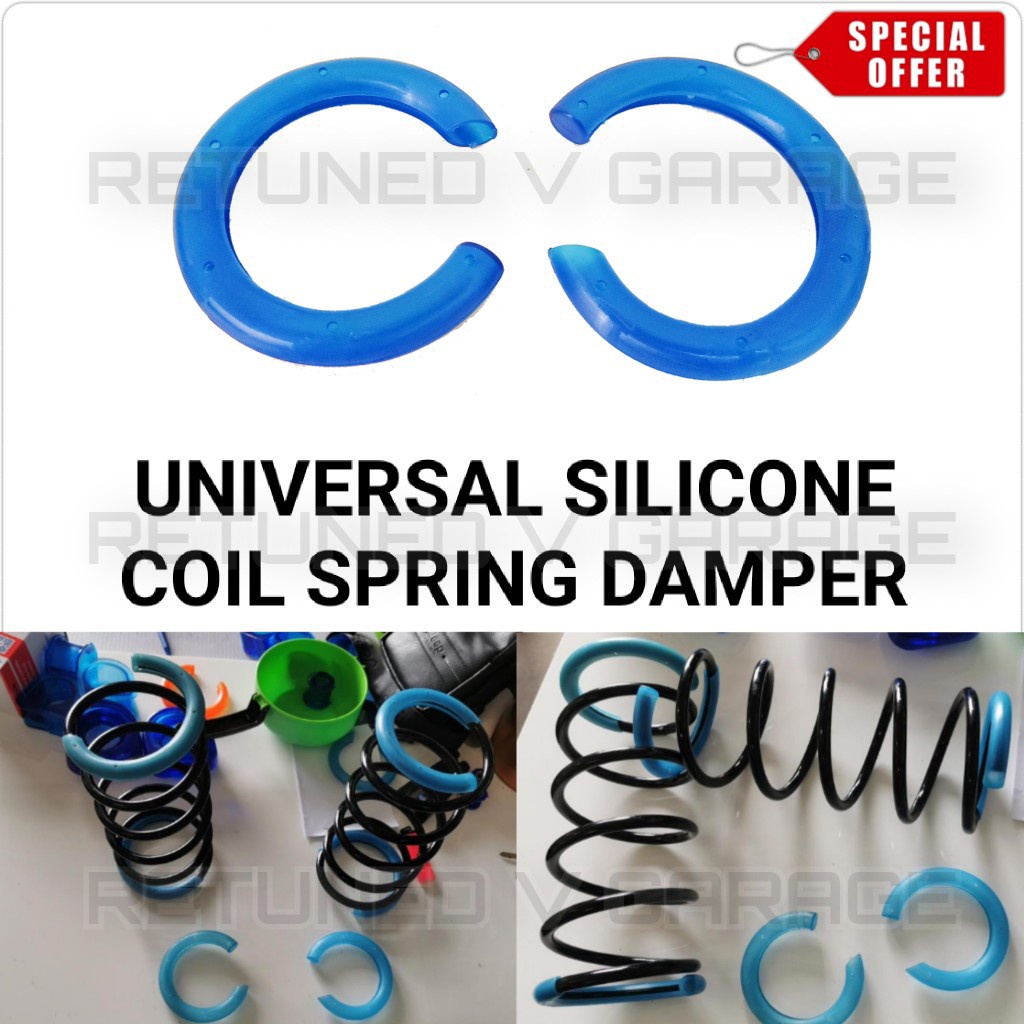 UNIVERSAL SILICONE COIL SPRING DAMPER (2PCS) | Shopee Malaysia