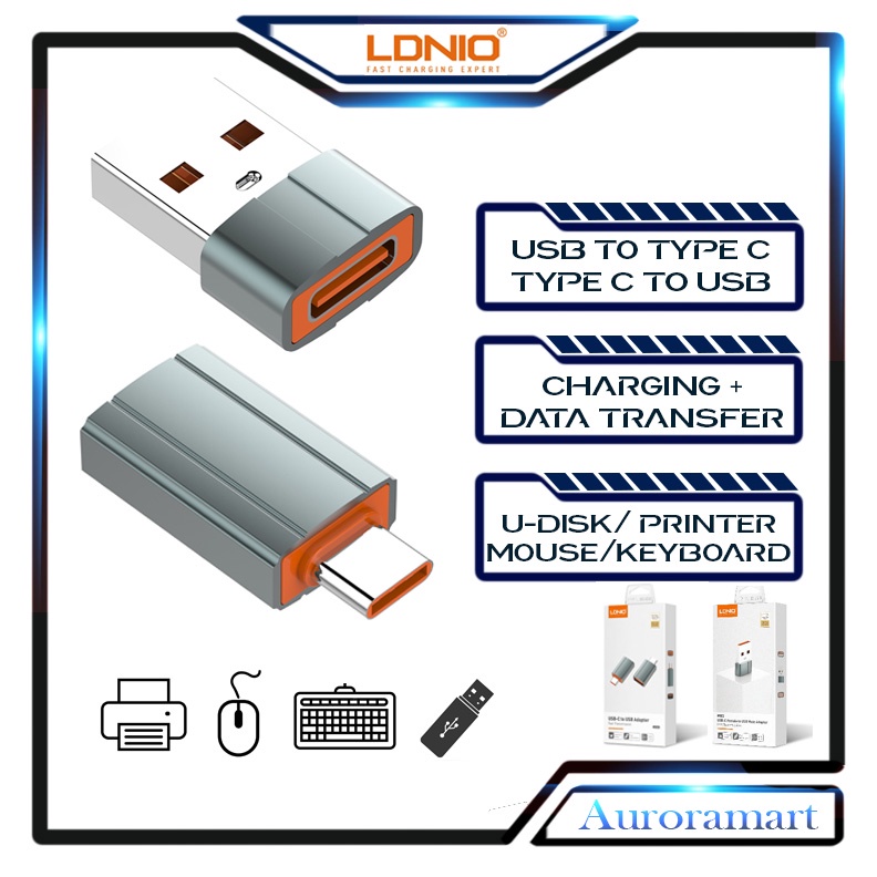 100% Ldnio USB to Type C OTG converter adapter / Type C to USB adapter ...