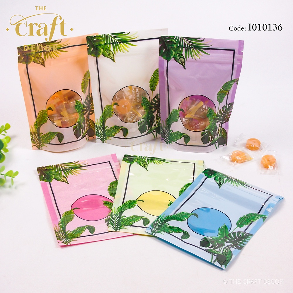 The Craft Decor 50pcs Resealable Gift Bag | Zip Lock Zipper Candy ...