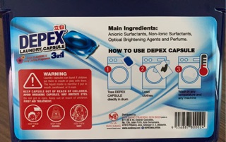 Depex Laundry Capsule Depex Pencuci Baju Capsule 立白洗衣凝珠3in1 30x10g ...