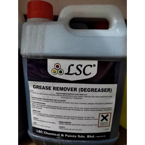 LSC GREASE REMOVER (DEGREASER) | Shopee Malaysia