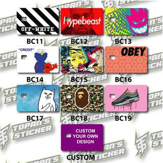 BANK CARD STICKER COVER | Shopee Malaysia