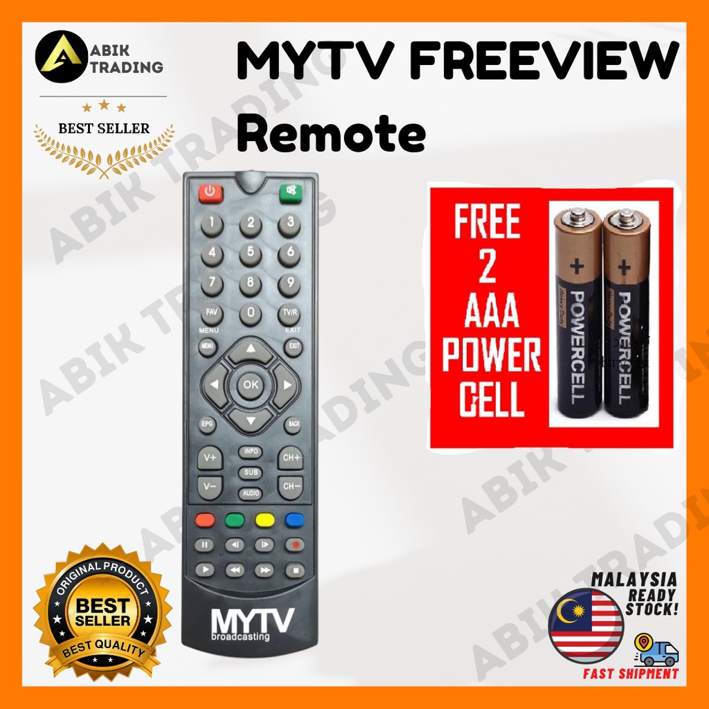MYTV Remote Control MYFREEVIEW Goverment MYTV Recorder | Shopee Malaysia