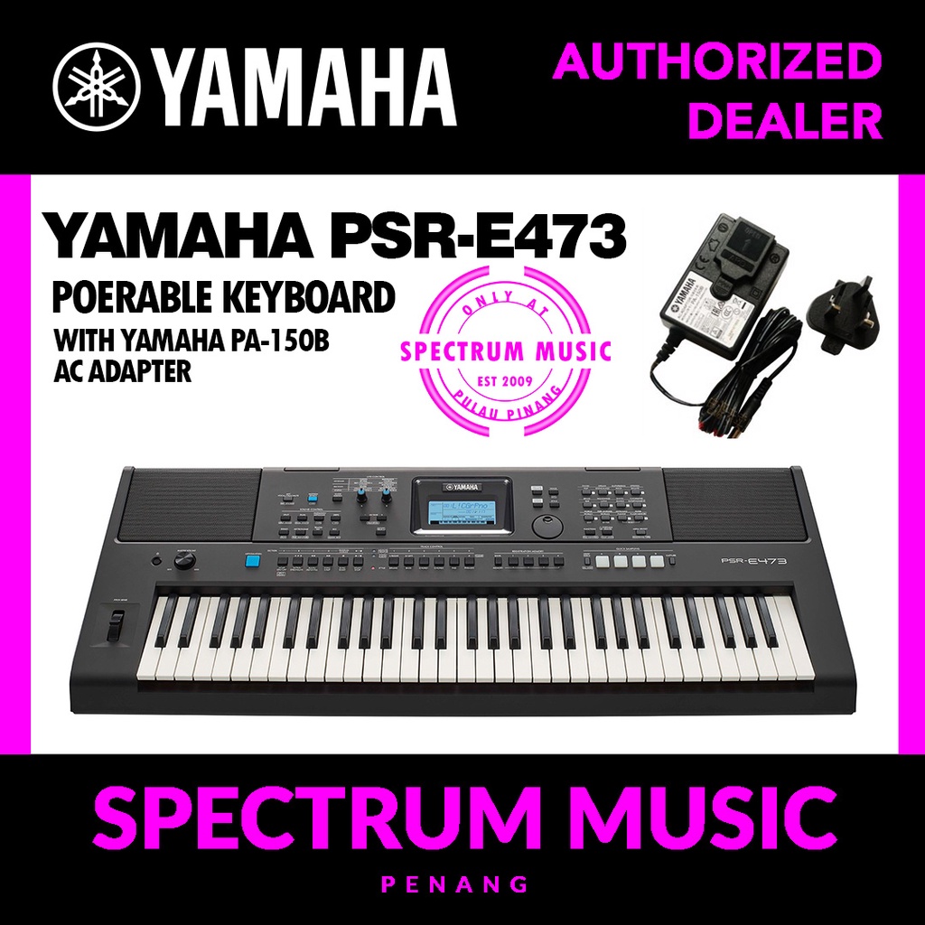 Yamaha PSR-E473 Portable Keyboard | Shopee Malaysia