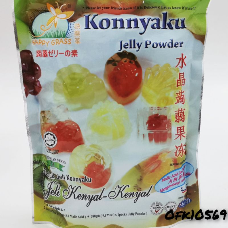Happy Grass Konnyaku Jelly Powder 280GM | Shopee Malaysia