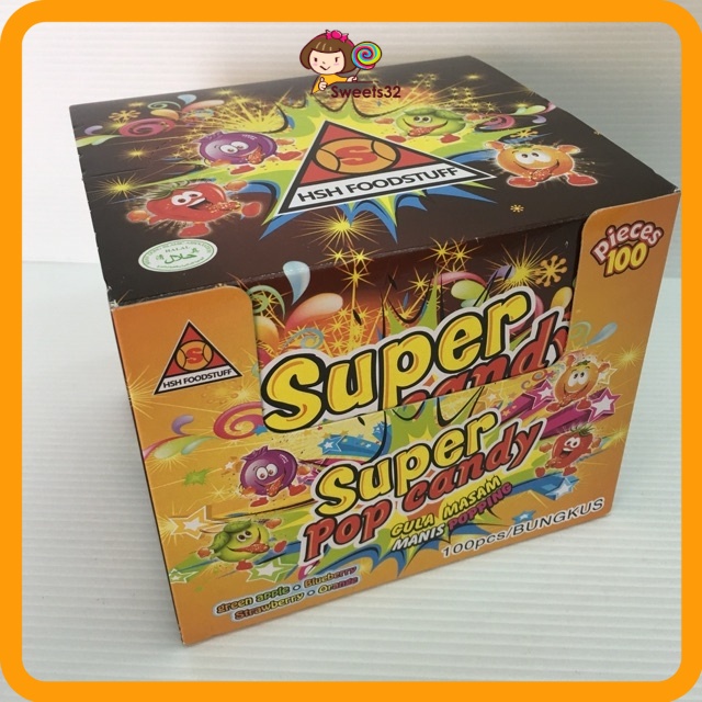 Super Pop Popping Candy 100pcs (Halal) | Shopee Malaysia