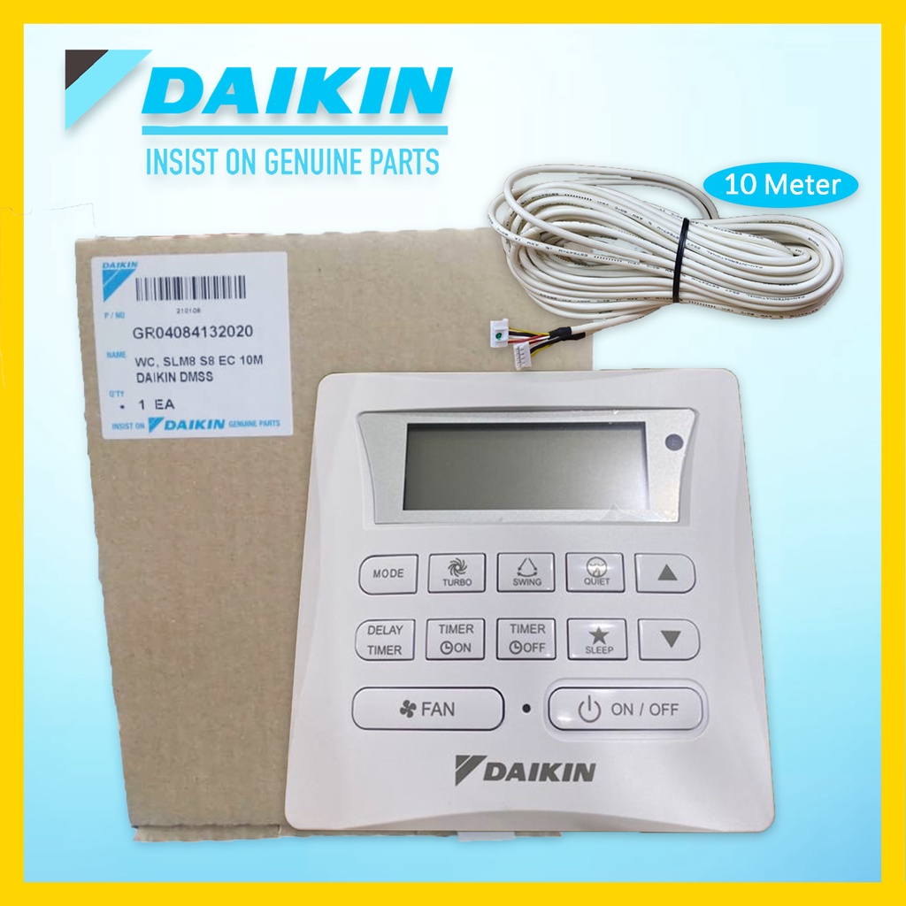 Daikin Wired Controller SLM8 S8 With 10 Meter Wire (Part No ...