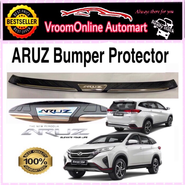 Perodua Aruz Rear Bumper Guard | Shopee Malaysia
