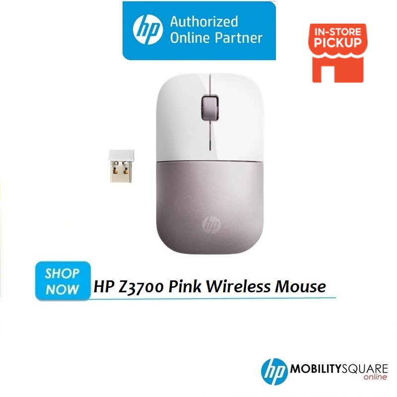 HP Wireless Mouse Z3700 Pink | Shopee Malaysia
