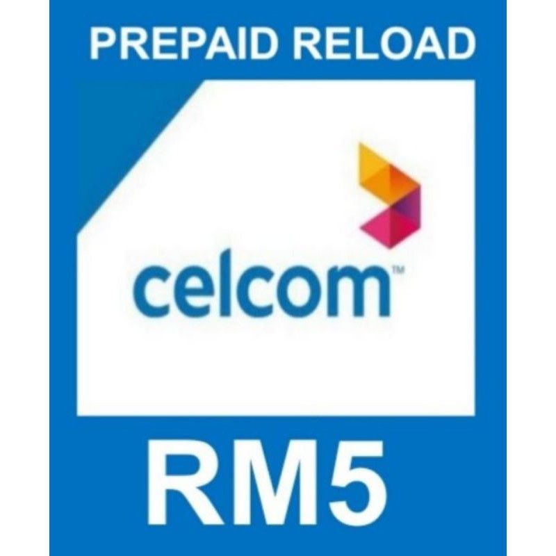 RELOAD RM5 CELCOM ( Prepaid ) | Shopee Malaysia