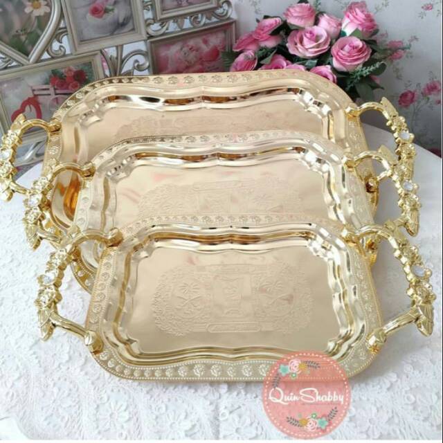 Arabian Gold Tray Set (Import) | Shopee Malaysia