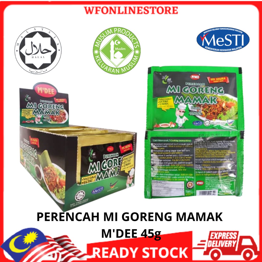 PERENCAH SEGERA MI GORENG MAMAK / INSTANT SAUCES MEE GORENG MAMAK PASTE ...