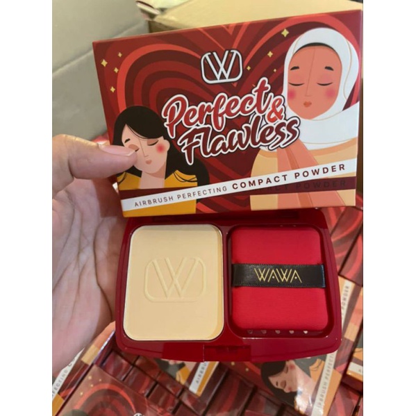Wawacosmetics Airbrush Compact Powder | Shopee Malaysia