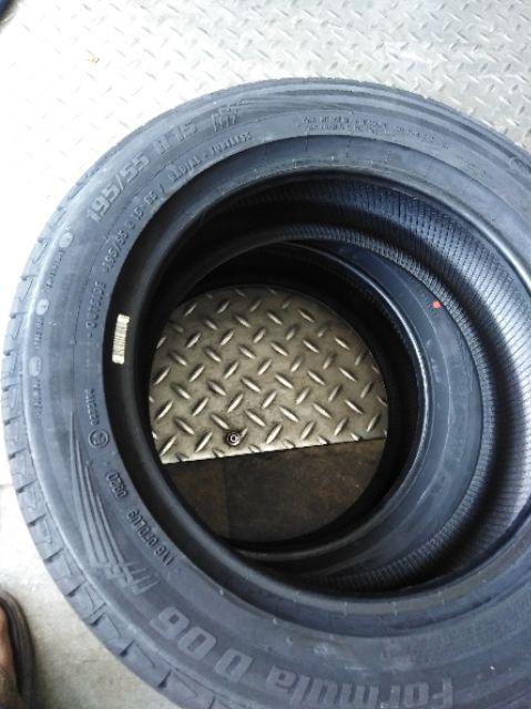 195/55R15 Dunlop Formula D06 (Installation) Tires Tyre Wheel Rim Size ...