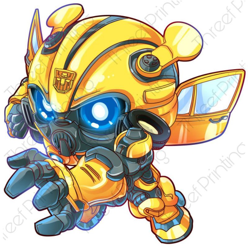 Transformers Bumblebee Chibi 2"-6" Vinyl Decal Stickers | atelier-yuwa.ciao.jp