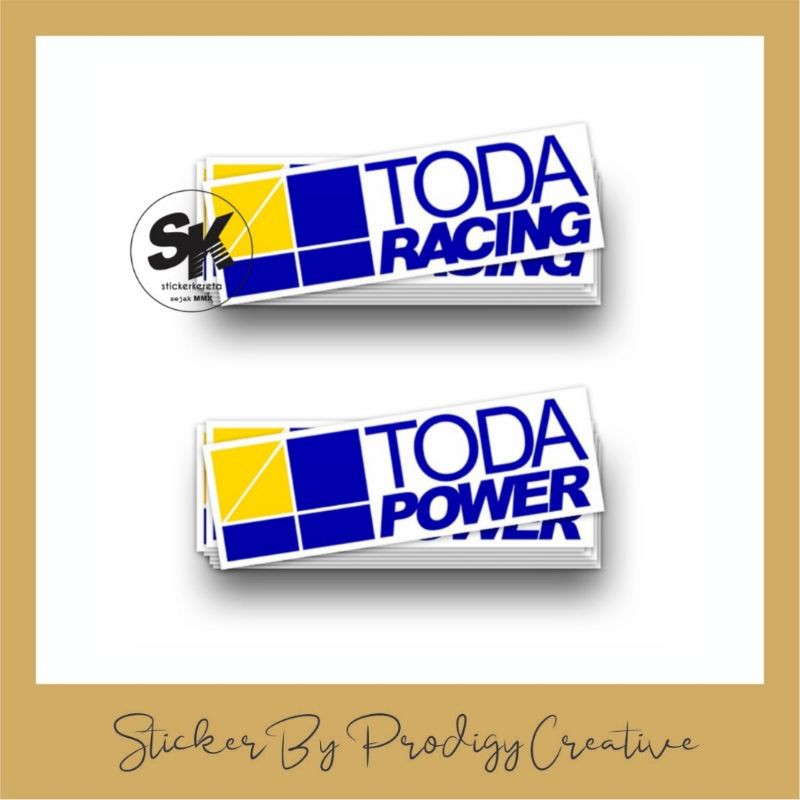Stiker Kereta Toda Racing Toda Power Car Sticker | Shopee Malaysia