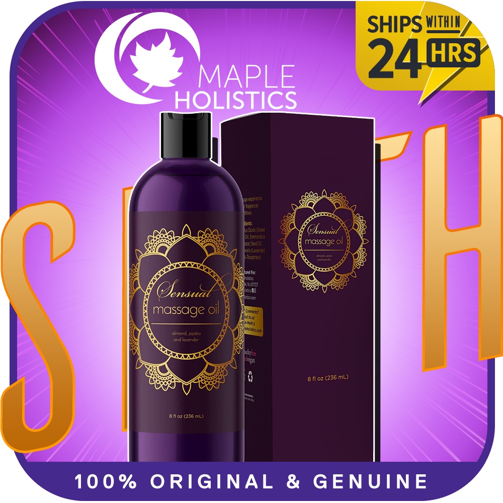 Maple Holistics Aromatherapy Sensual Massage Oil 236ml 8oz Shopee