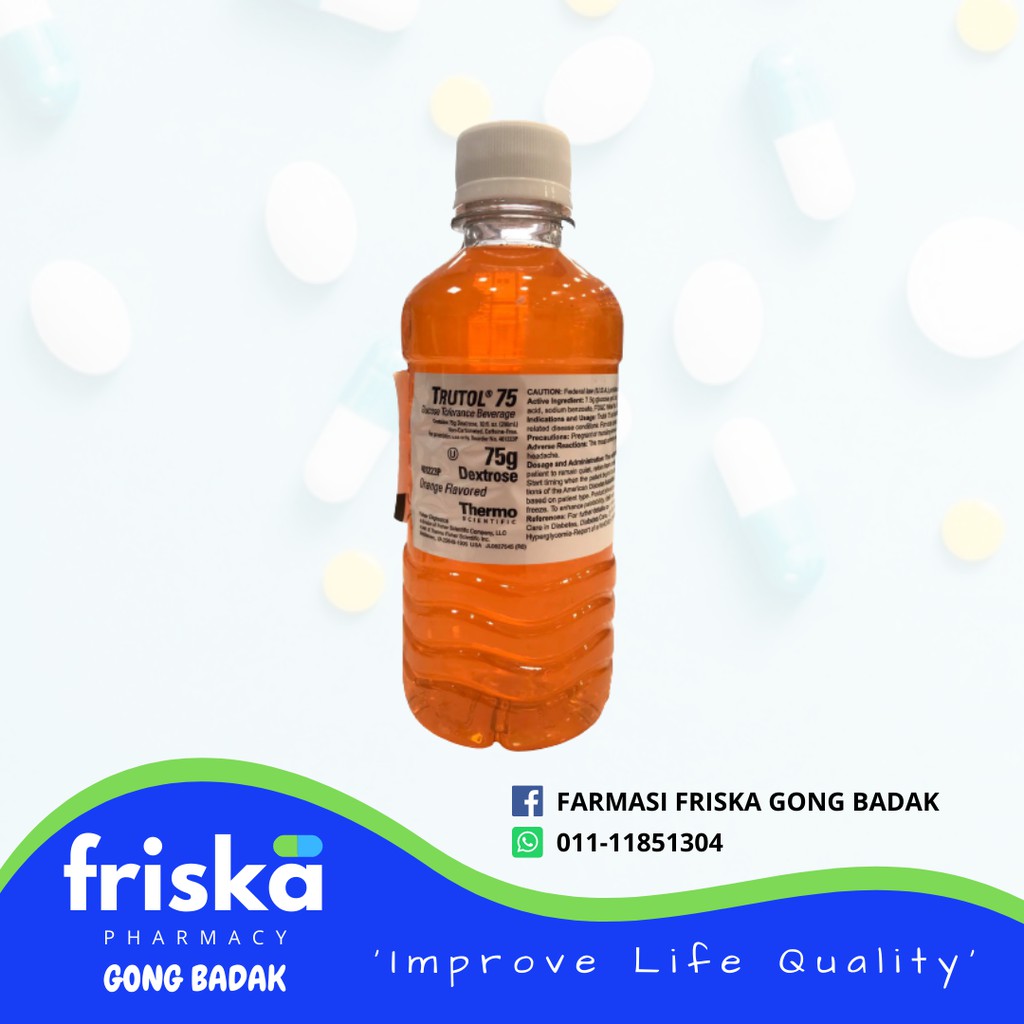 TRUTOL 75 Glucose Tolerance Test Beverage 75g (296ml) | Shopee Malaysia