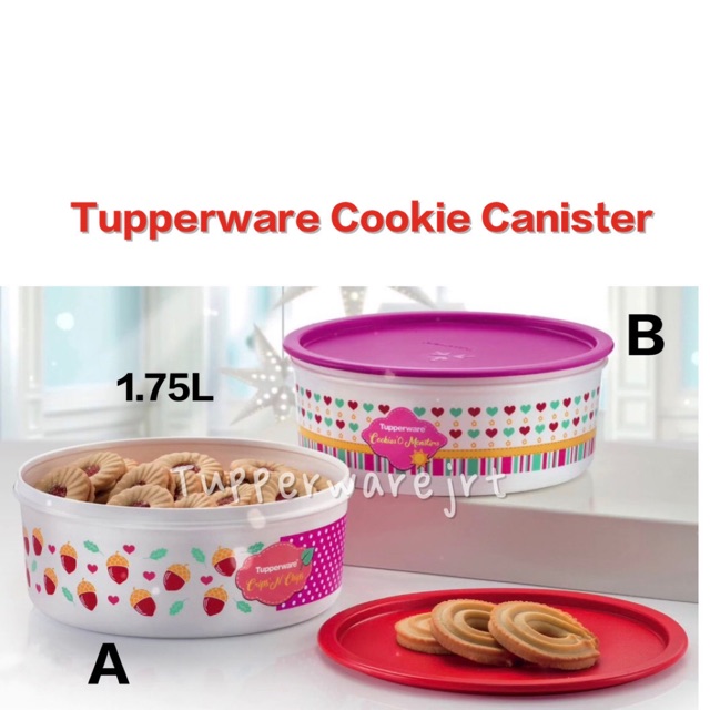 Tupperware Cookie Canister 1.75L x 1pc | Shopee Malaysia