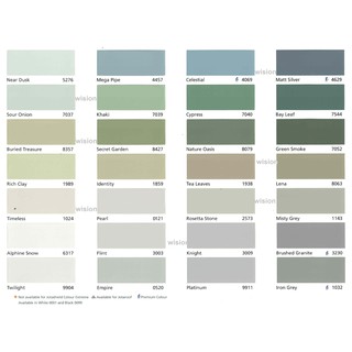 ( 1L or 5L ) JOTUN / JOTASHIELD ANTIFADE COLOURS / 8 YEARS (3/3 CATALOG ) Exterior Wall ...