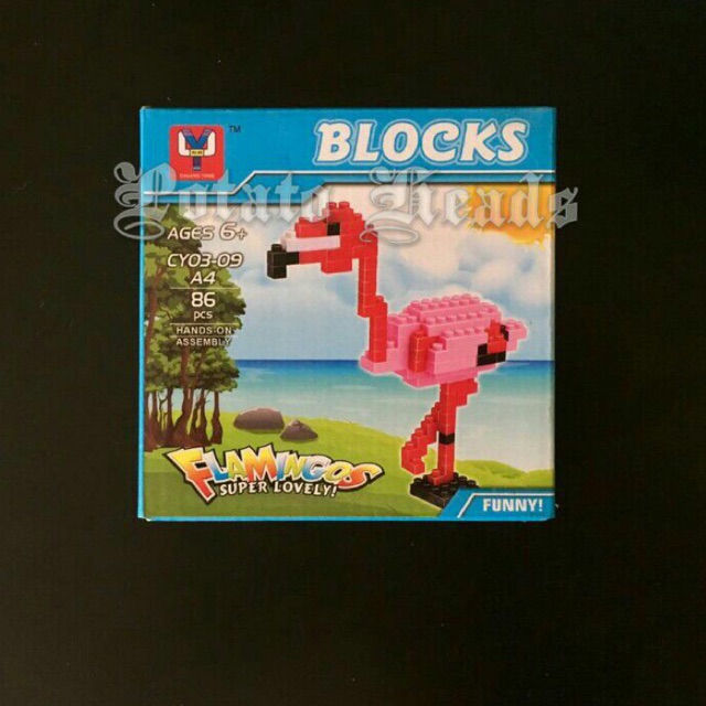 CY BLOCKS SUPER LOVELY FLAMINGO A4 (LEGO COMPATIBLE) | Shopee Malaysia