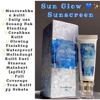SUN GLOW SUNSCREEN VIRAL TIKTOK SPF 50+ ORIGINAL HQ | Shopee Malaysia