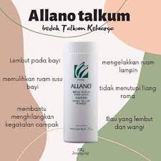 ALLANO BEDAK TALCUM SEKELUARGA | Shopee Malaysia