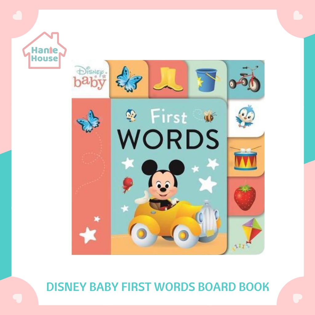 DISNEY BABY FIRST WORDS BOARD BOOK | Shopee Malaysia