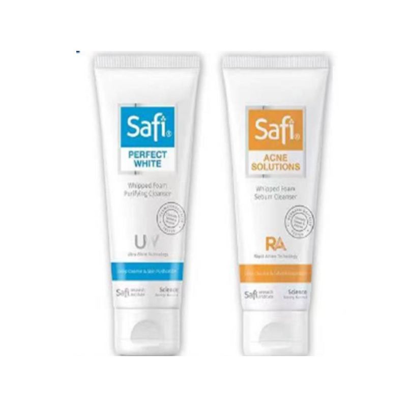 Safi Whipped Foam Purifying Cleanser (Perfect White/Acne Solution) (50g ...