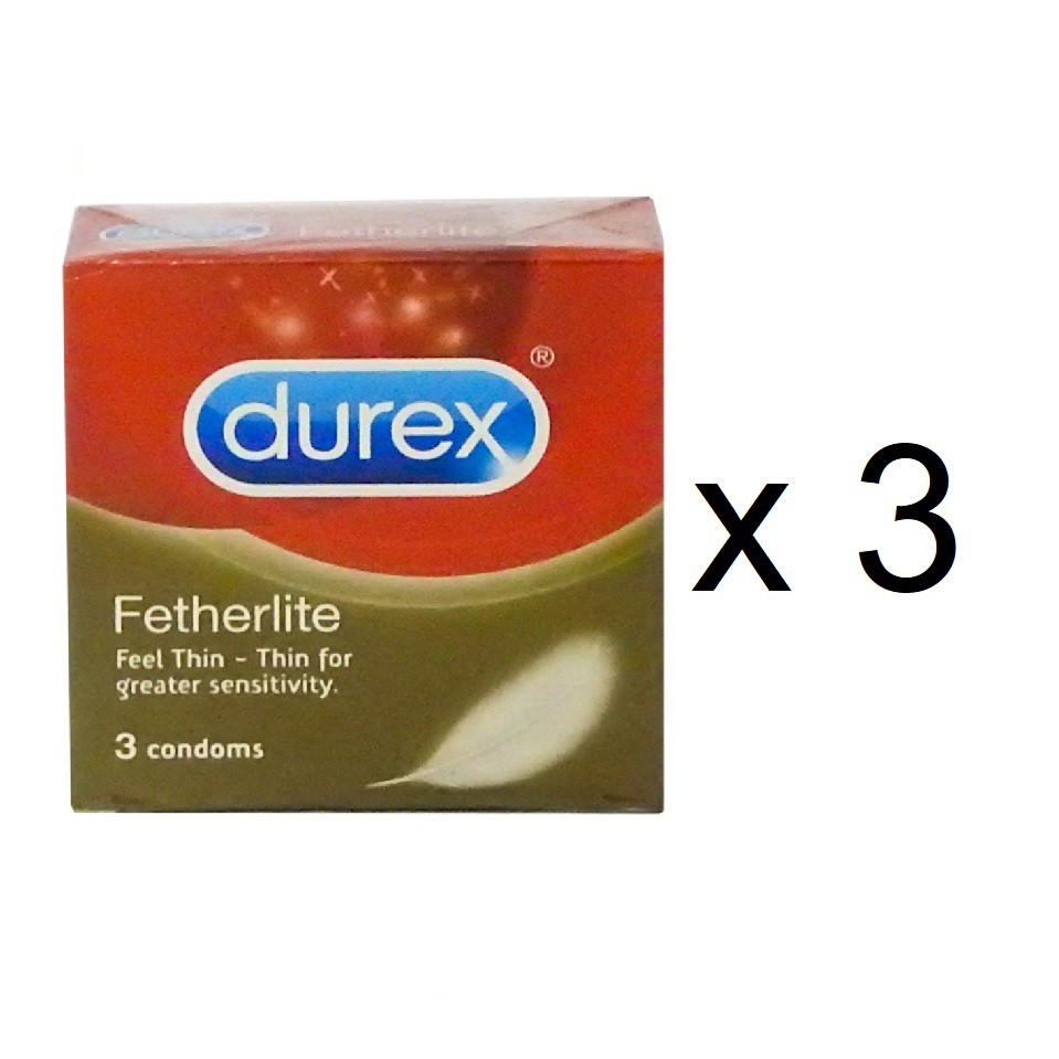 Durex Condoms Fetherlite (Pack of 3)