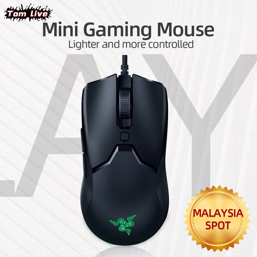 Razer Viper Mini Wired Mouse 61g Lightweight 8500DPI PAW3359 Optical ...