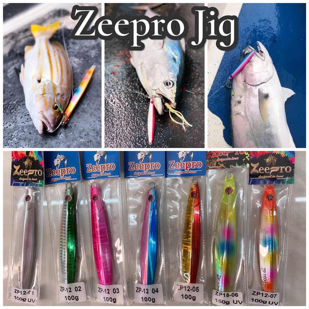 Zeepro Light Jig 40g / 60g / 80g / 100g / 150g / 200g / 250g | Shopee ...