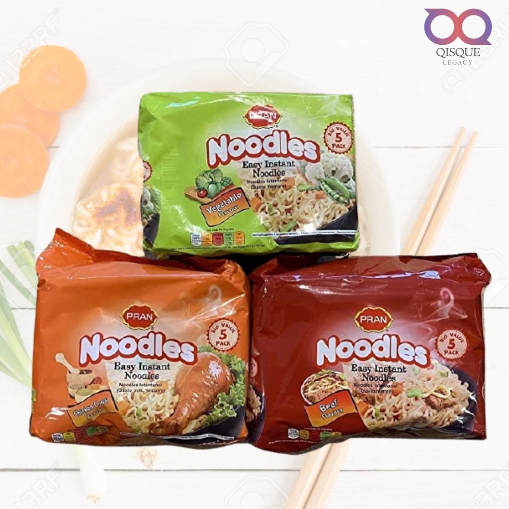 Pran Easy Instant Noodles Chicken Curry/Vegetable/Beef | Shopee Malaysia