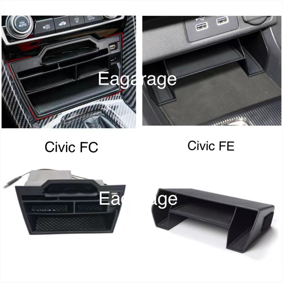 Honda Civic FC Center Storage Box Tray Console USB | Shopee Malaysia