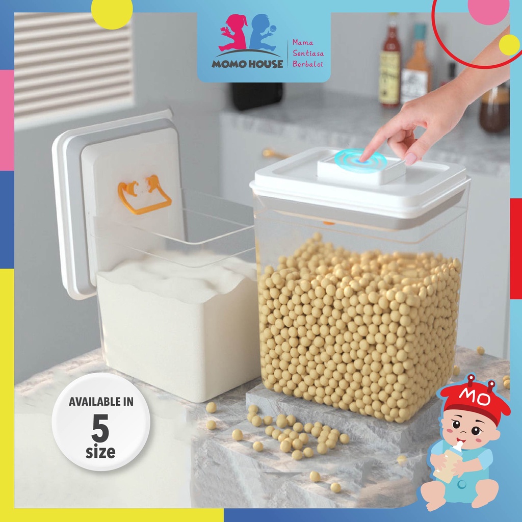 Baby Milk Powder Airtight Storage Container Reusable Food Storage ...