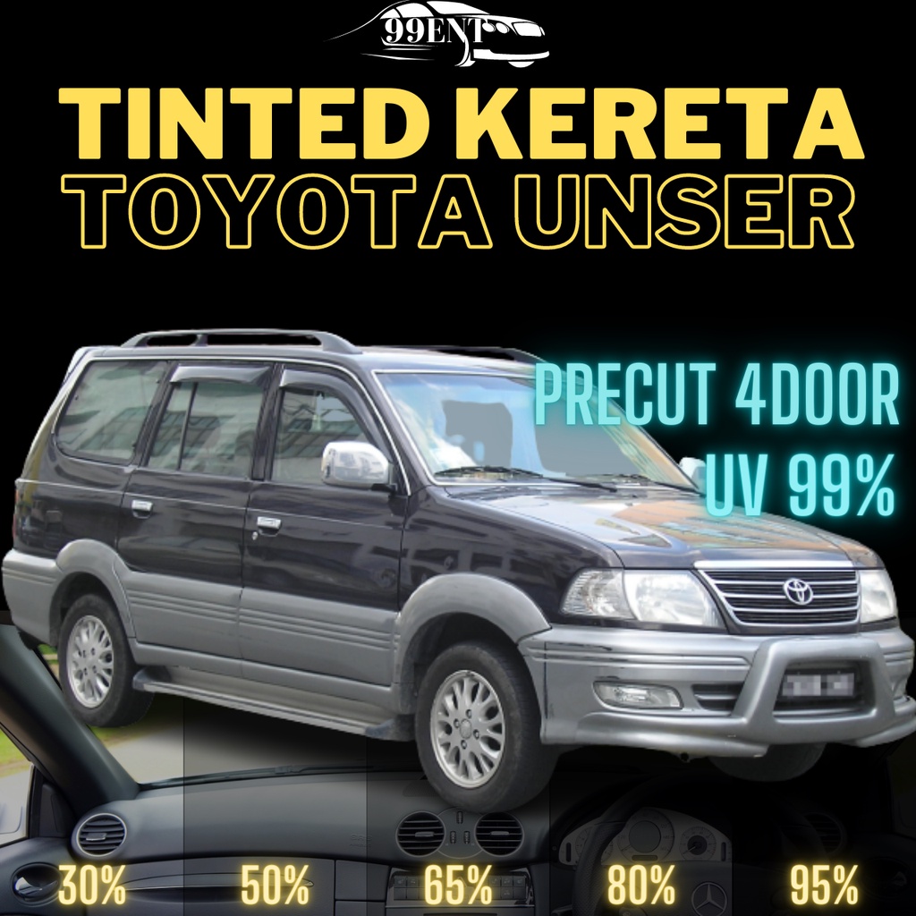 Tinted Unser Potong Panas UV99% / Tinted Toyota Unser 4 Pintu Siap ...