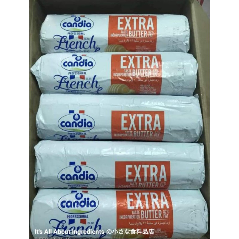 Candia Extra Taste Butter Roll Unsalted 82% fat |牛油 1kg | Shopee Malaysia
