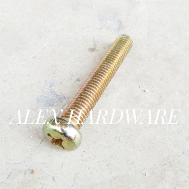 (M4/M5/M6/M8) bolt fine thread; skru bolt (ada pilihan panjang) | Shopee Malaysia