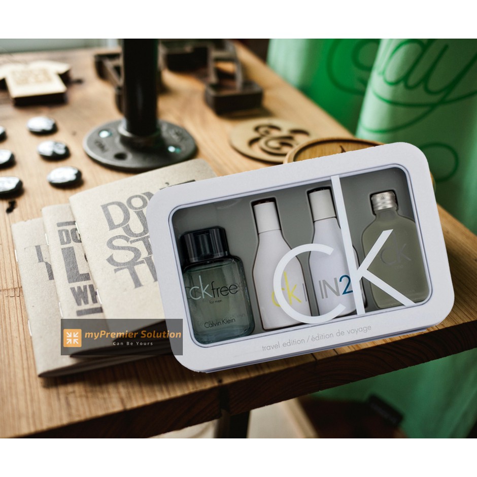 Calvin Klein CK 4 Pieces Miniature Perfume Collection Set | Shopee Malaysia