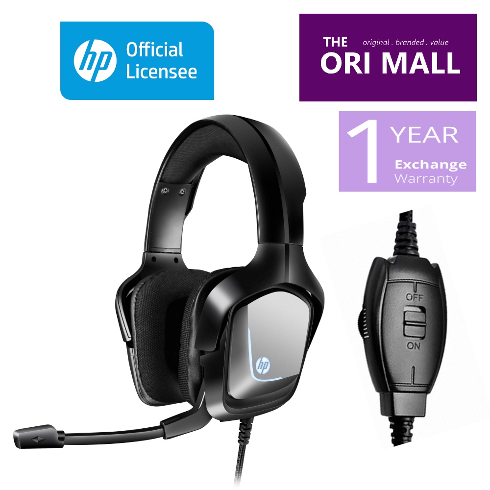 HP Original Headset H220 H220S H220GS With MIC Backlight | Shopee Malaysia