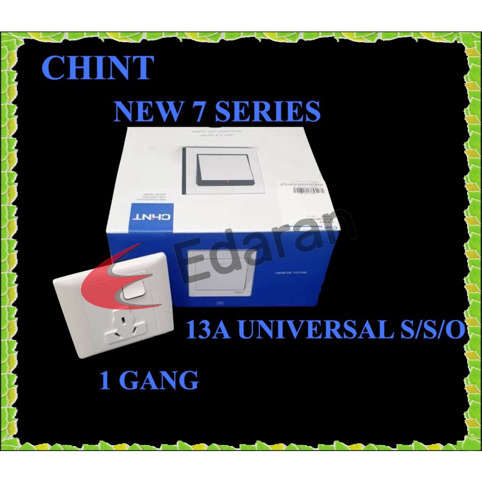 CHINT NEW7-G442 13A 1G UNIVERSAL SWITCHED SOCKET OUTLETS | Shopee Malaysia