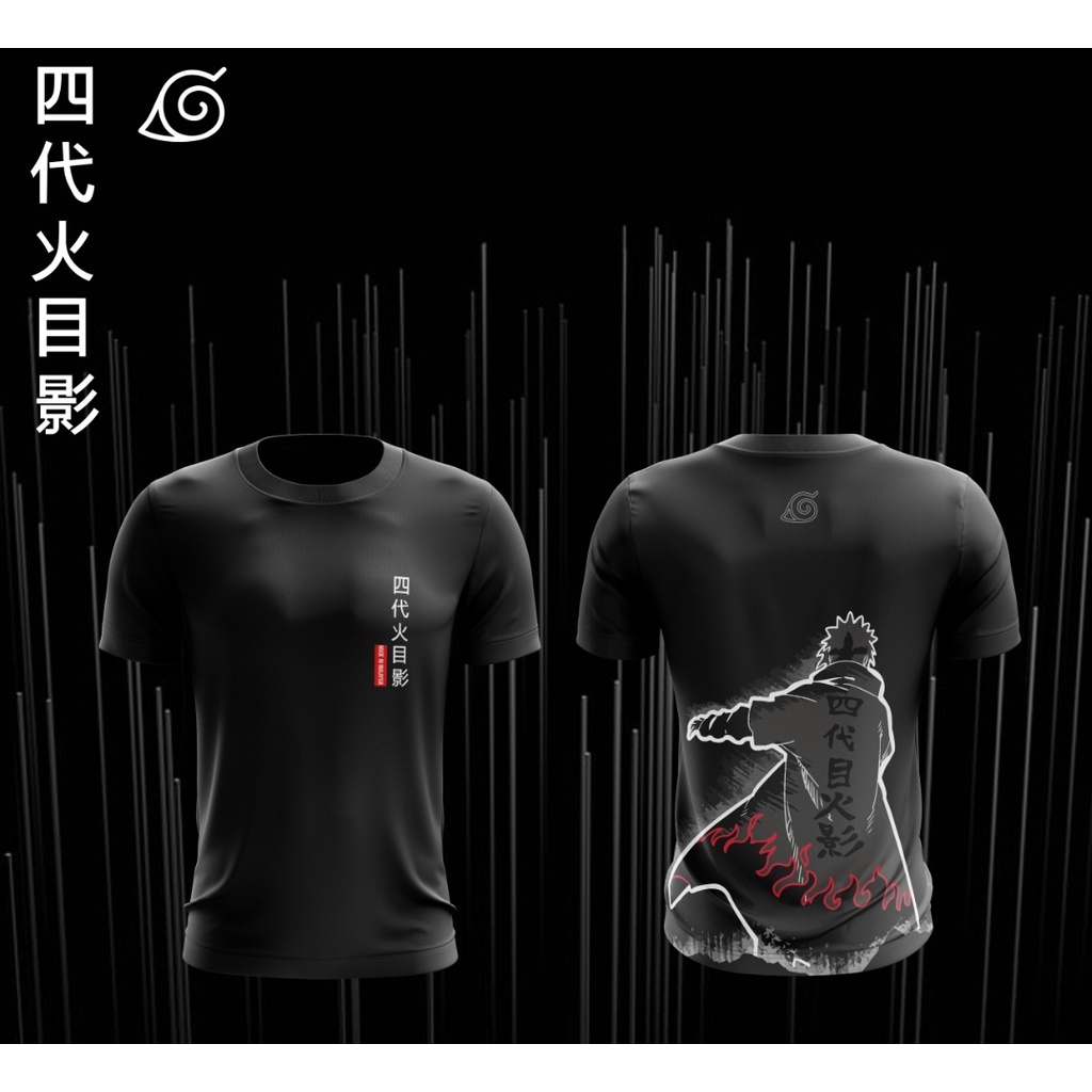 TSHIRT LIMITED NAMIKAZE MINATO (FOURTH HOKAGE) | Shopee Malaysia