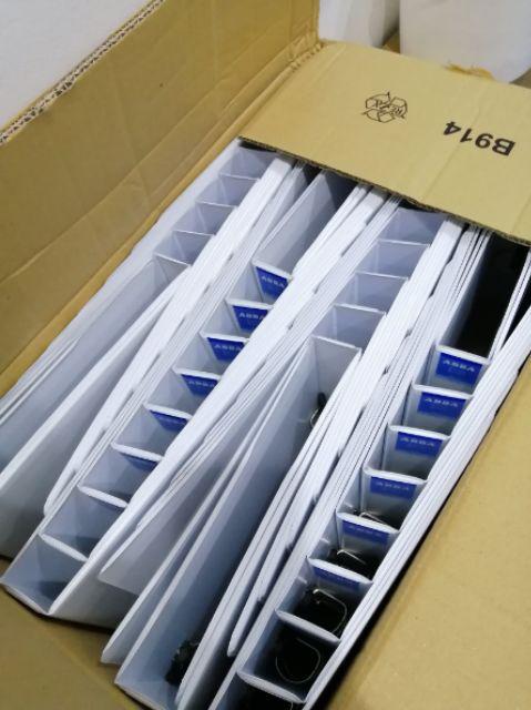 ABBA White Insert Binder 2D Ring File / Fail Putih 25mm | Shopee Malaysia